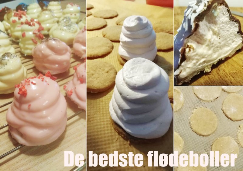 De bedste høje flødeboller - Opskrift på De bedste høje flødeboller ...