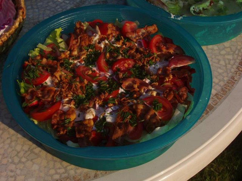 Kyllingesalat a la Hilde - Opskrift på Kyllingesalat a la Hilde ...